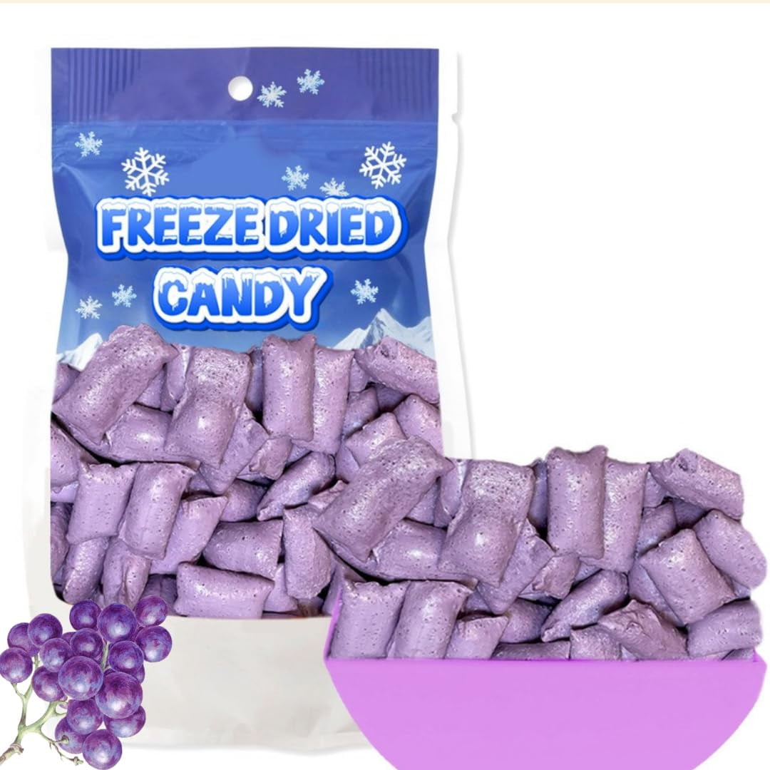 Air Taffy Candy Freeze STF9 Dried Airheads Grape Sour Treat Gift Tasty ...