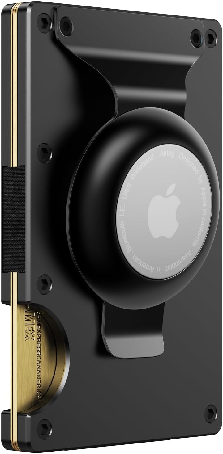 Air Tag Wallet Men: Card Wallet with Airtag Holder - Apple Airtag ...