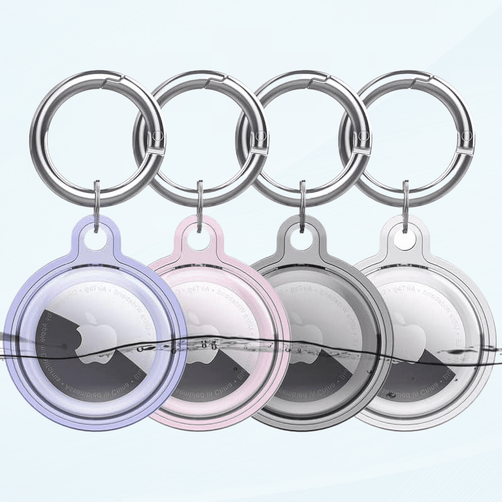 Customer reviews for Air Tags-4 Pack Apple Airtag Holder for Luggage ...