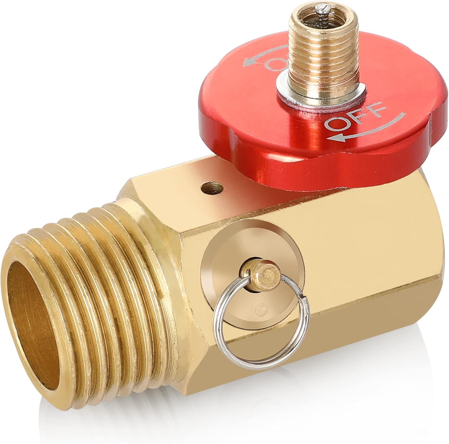 Air Tank Manifold Tool with Fill Port, Aluminum Shut Off Safety Valve ...