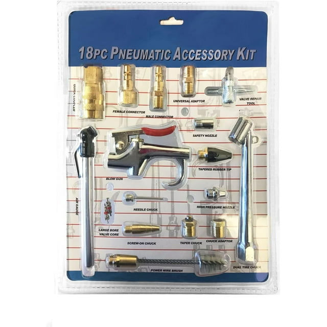 Air Tank Nozzle Kit Air Hose Gun Fittings Kit Air Compressor Gun Air ...