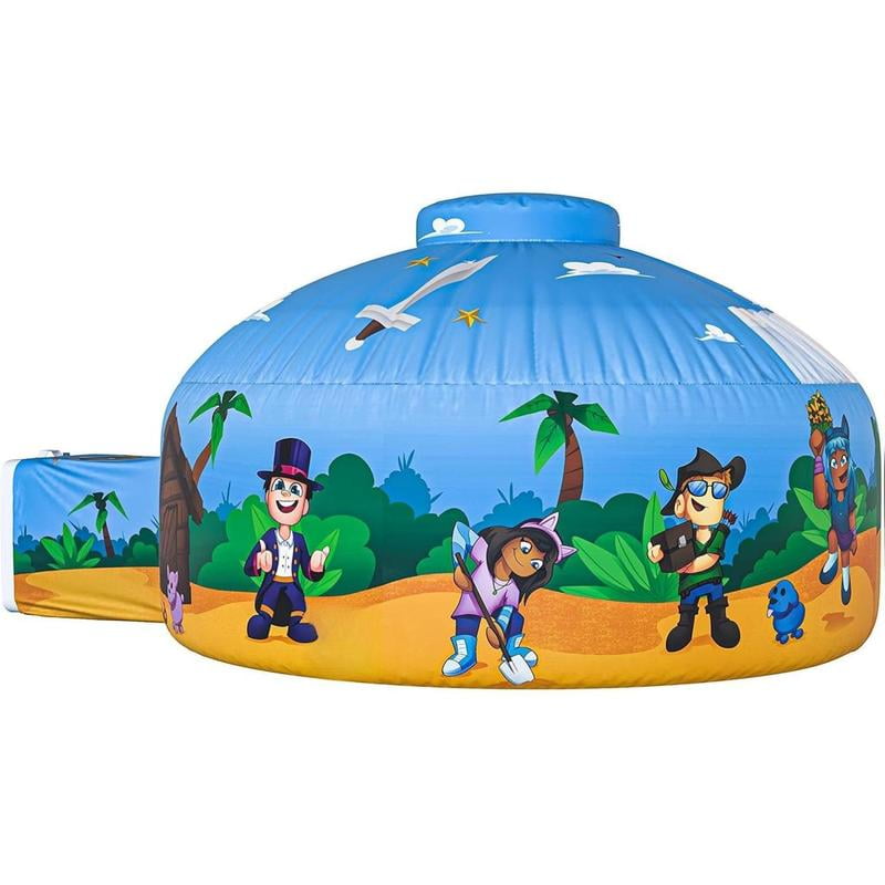 Air Tent Fort Large with Floor Playhouse for Kids - Inflatable Fort ...