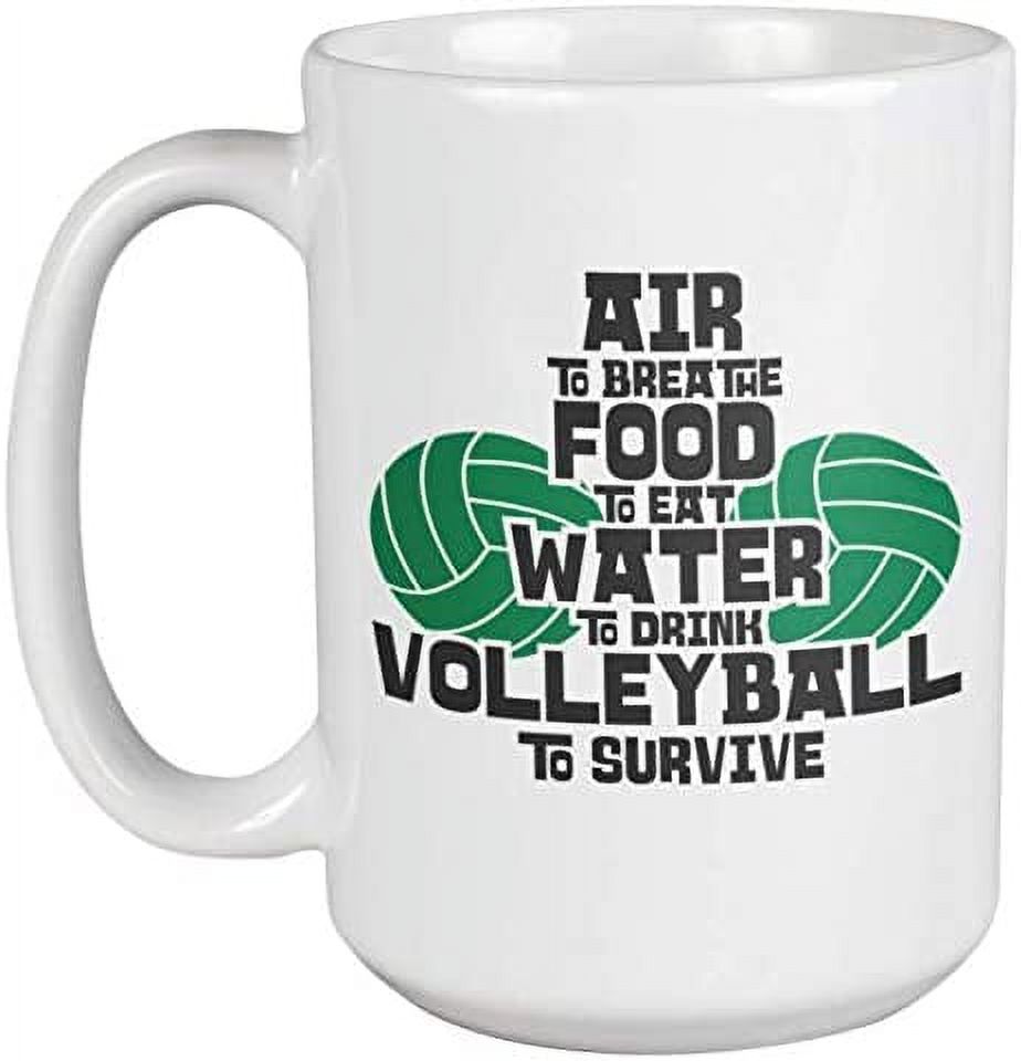 Air To Breathe, Food To Eat, Water To Drink, Volleyball To Survive ...