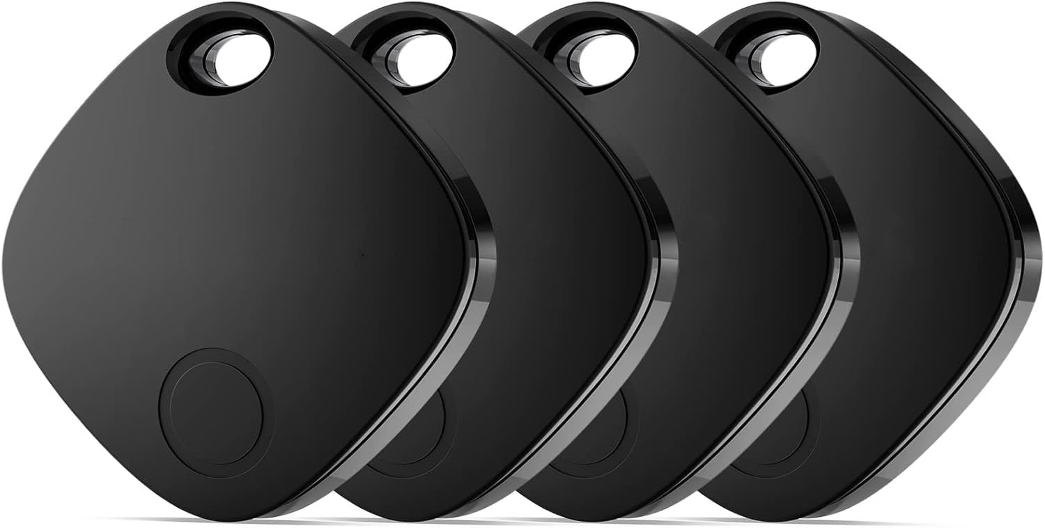 Air Tracker Tags-4 Pack, Bluetooth Luggage Tracker Works with Apple ...