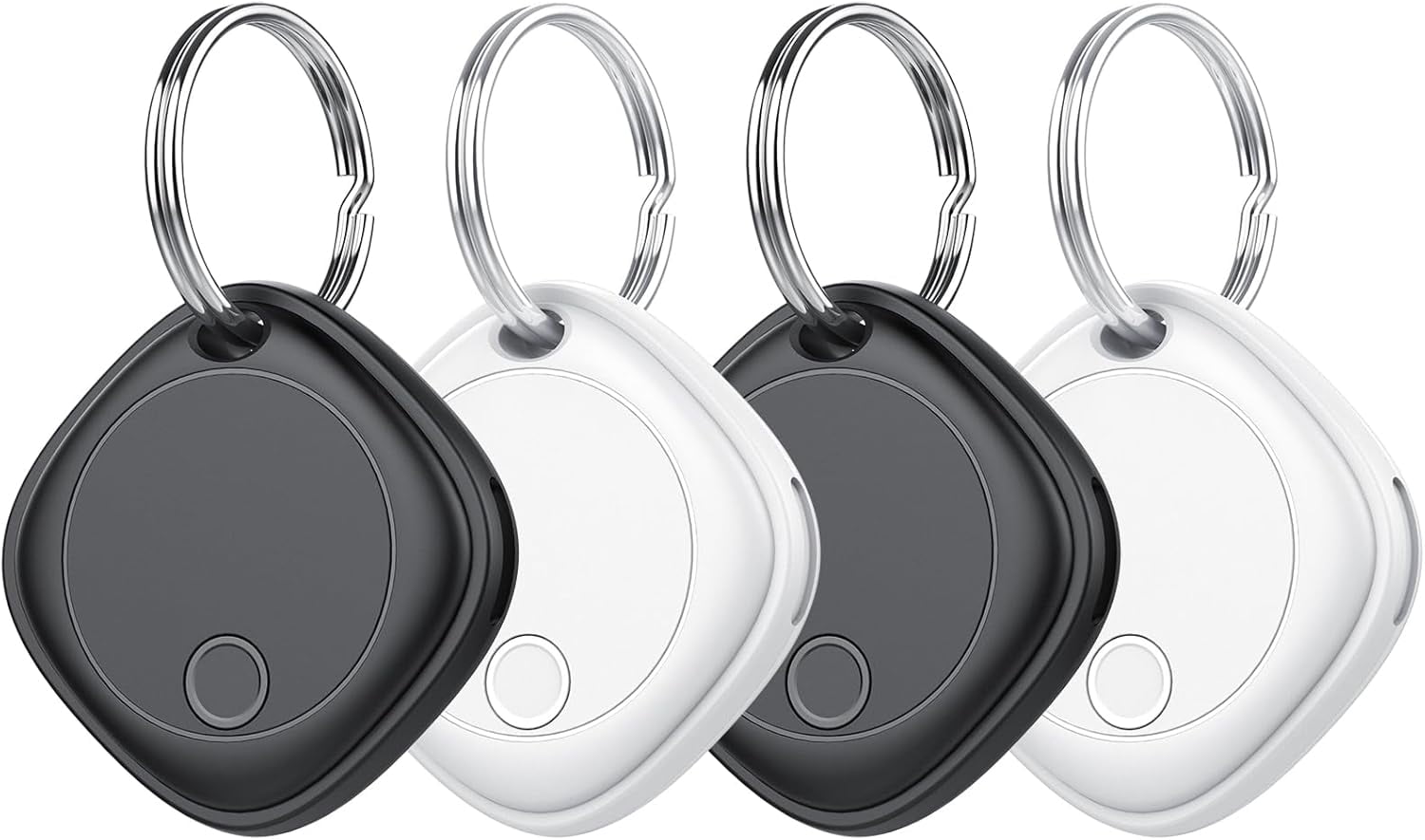 Air Tracker Tags-4 Pack, Bluetooth Tracker Works with Apple Find My APP ...