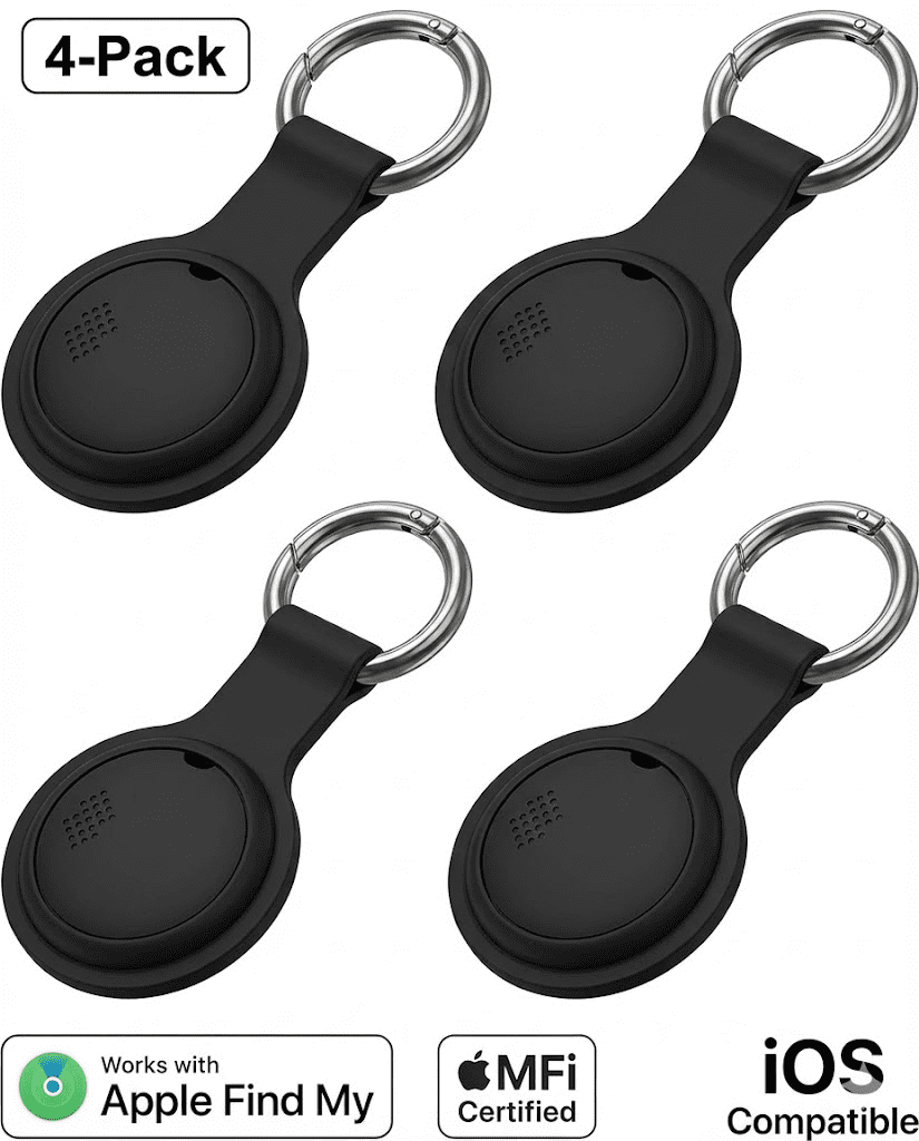 Air Tracker Tags-4 Pack: Smart Bluetooth Tracker, Item Finder Works ...