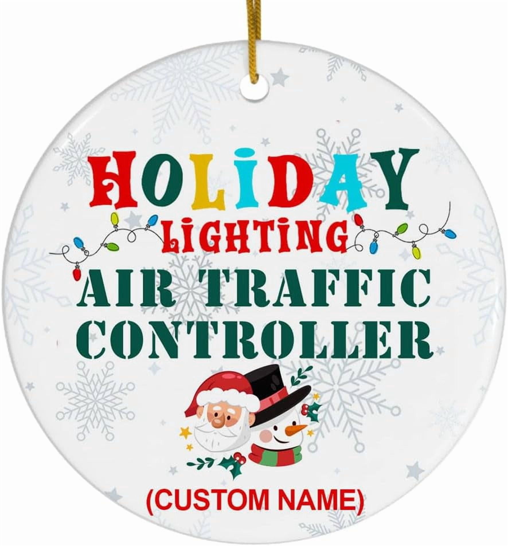Air Traffic Controller Christmas Ornaments 2025 for Women Friendship ...