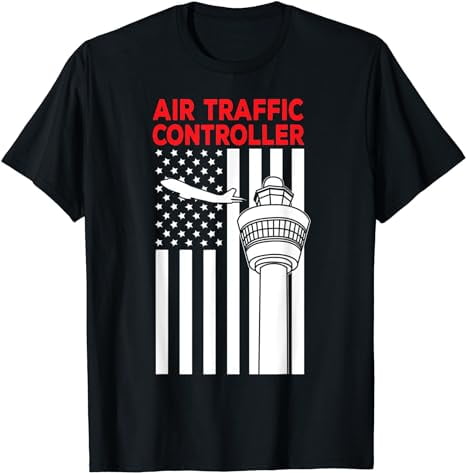 Air Traffic Controller Towers Flag ATC Flight Control T-Shirt - Walmart.com