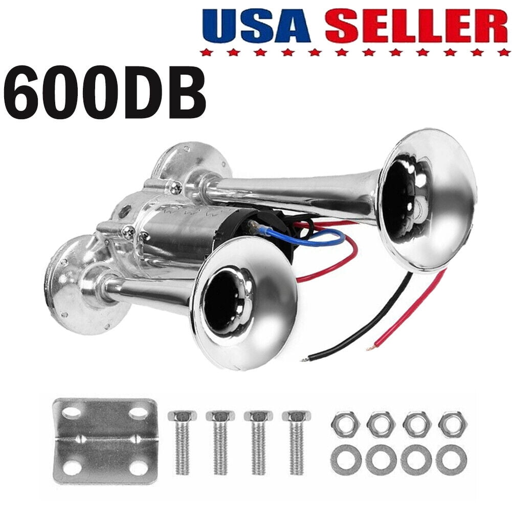 Air Train Horn Kit for Truck Car Super Loud 600DB 12V Electric Trains ...