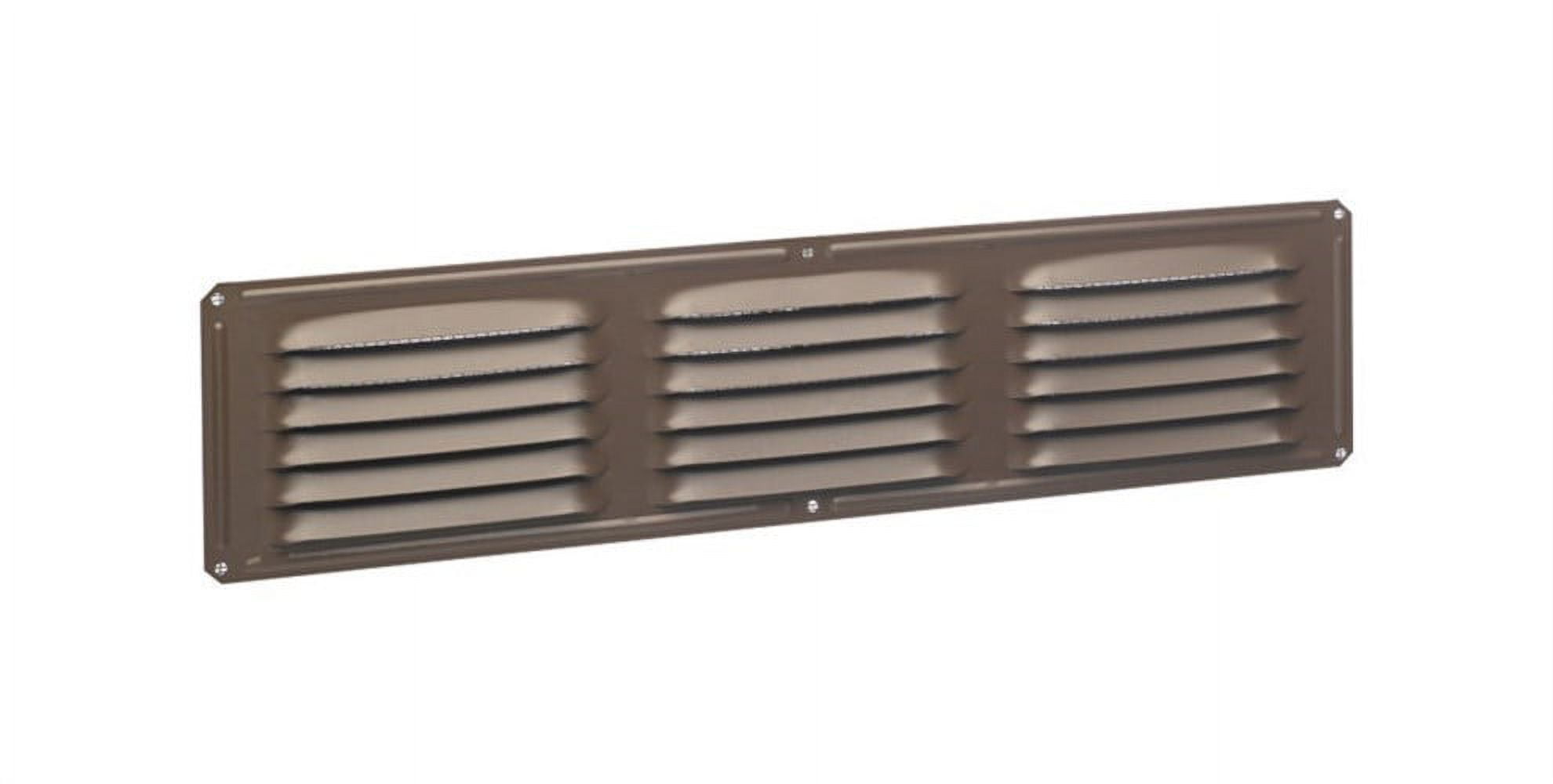 Free Shipping! Air Vent 4 in. H x 16 in. L Brown Aluminum Undereave ...