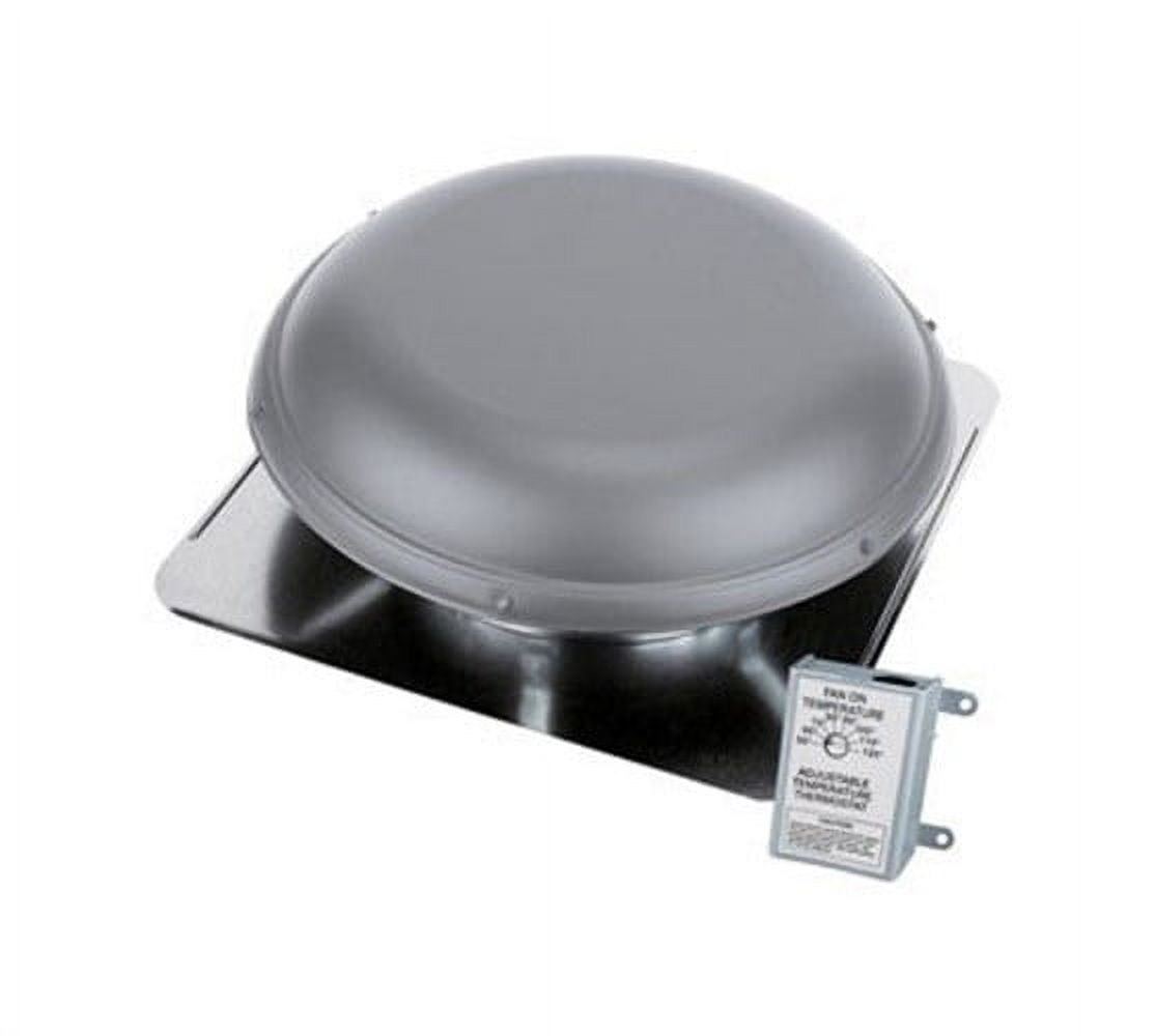 Air Vent RV26ML Gray Metal Dome Roof Mounted Power Attic Fan Ventilator ...