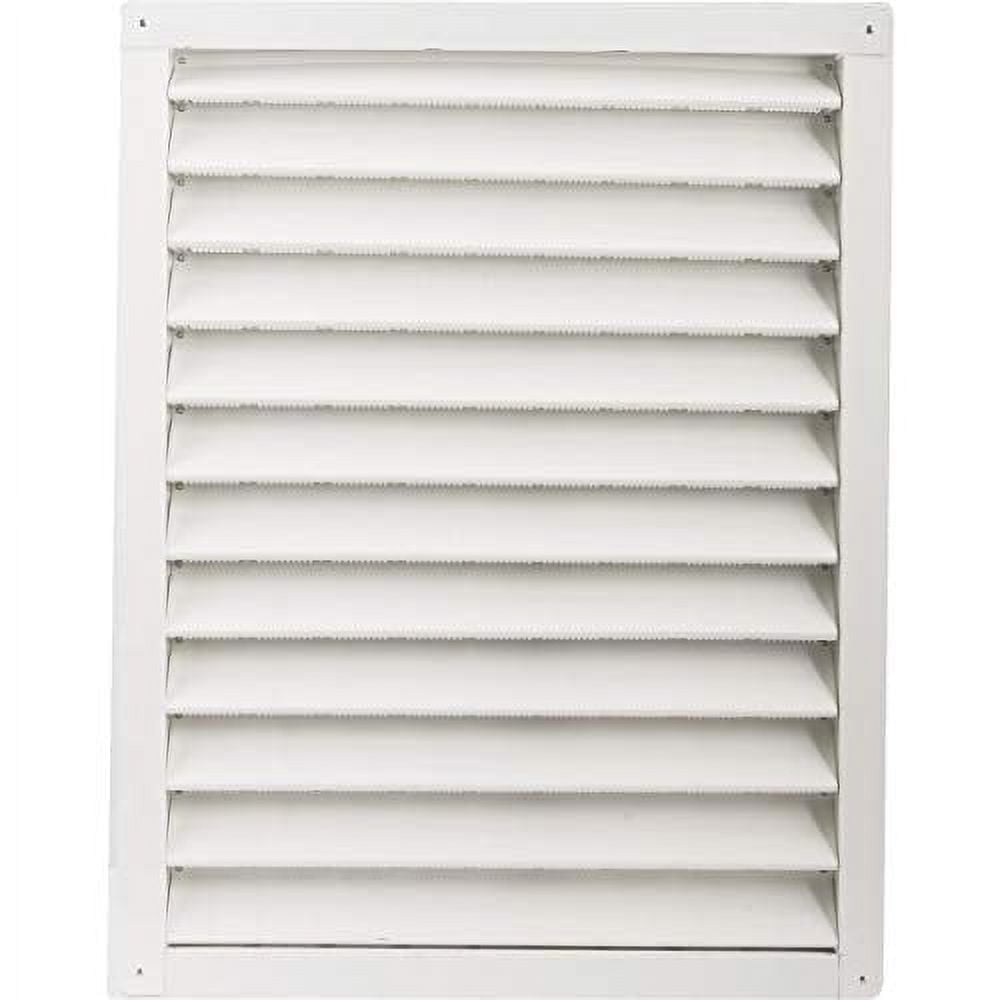Air Vent 81237 Aluminum Gable Louver Vent, White, 18 x 24 In ...