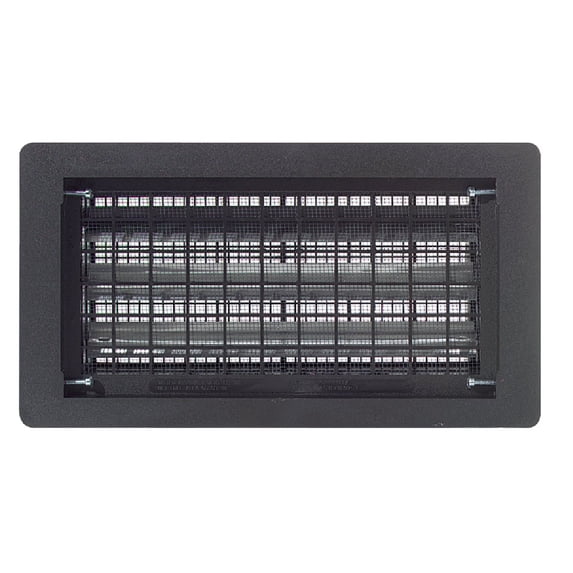 Air Vent Automatic Foundation Vent, 9.5 in. H x 17.1 in. W, Black ...