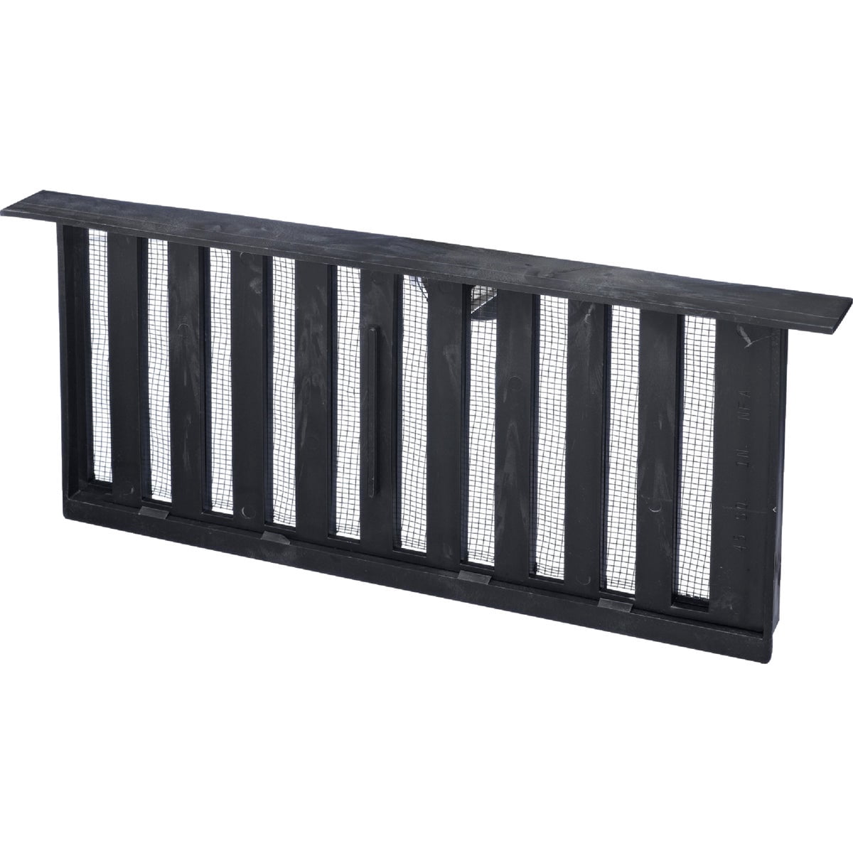 Air Vent 93805 16 x 8 in. Plastic Foundation Vent With Slider- Black ...
