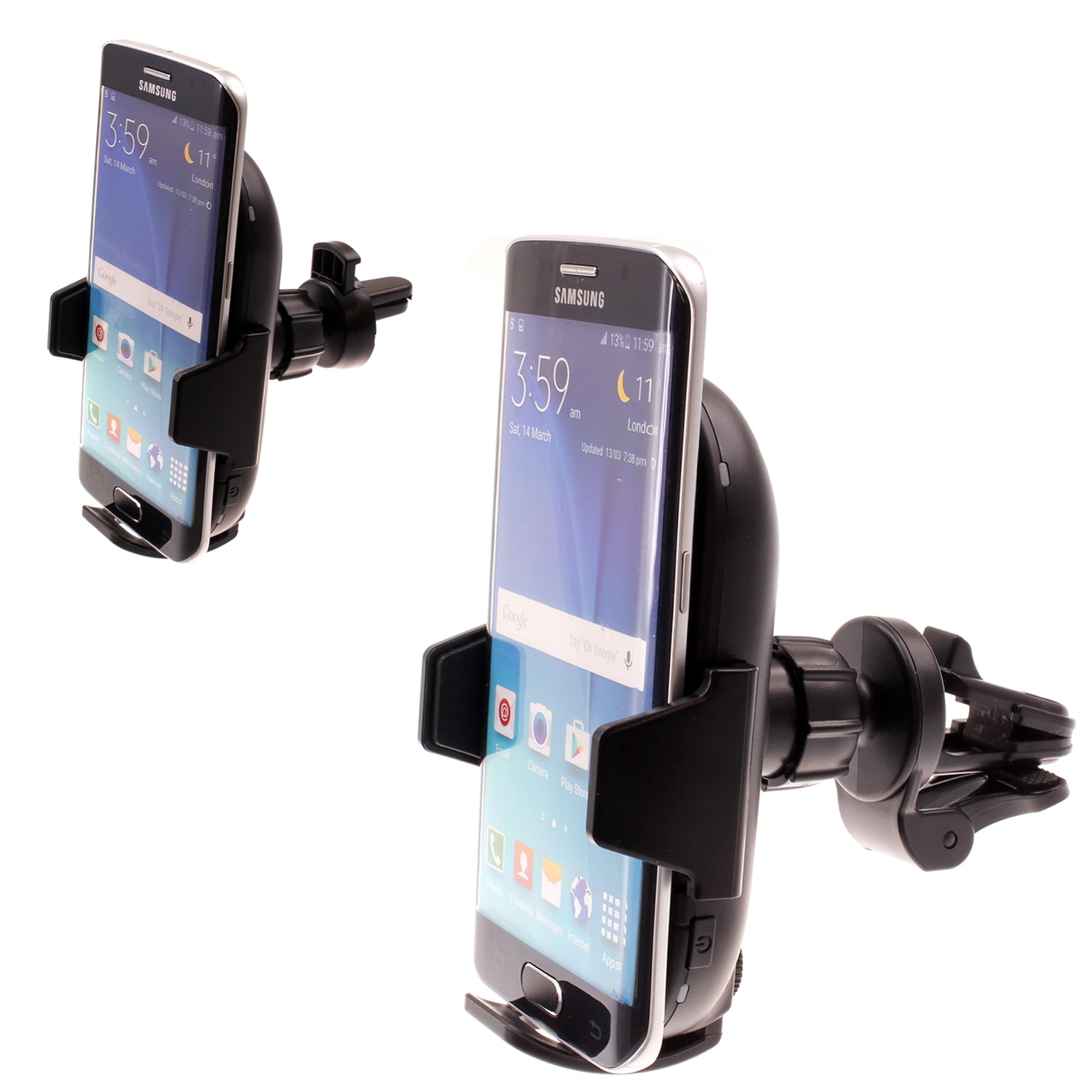 Air Vent Car Wireless Charger Mount for Samsung Galaxy S25/Ultra/Plus ...
