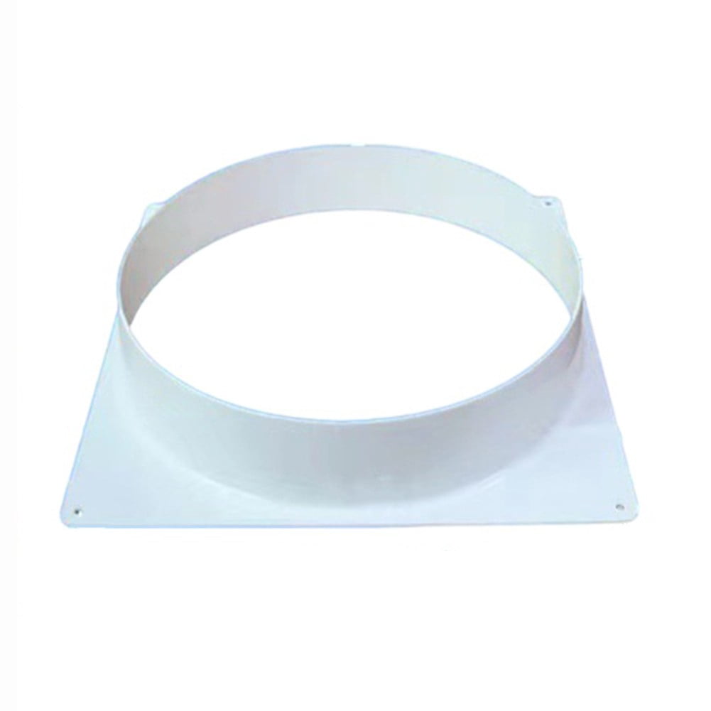 Air Vent Duct Connector Flange Straight Ventilation Pipe Plastic ...