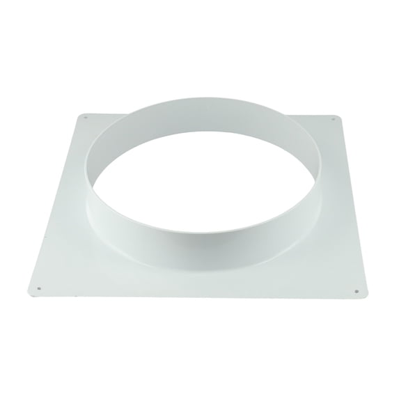 Air Vent Duct Connector Flange Straight Ventilation Pipe Plastic ...