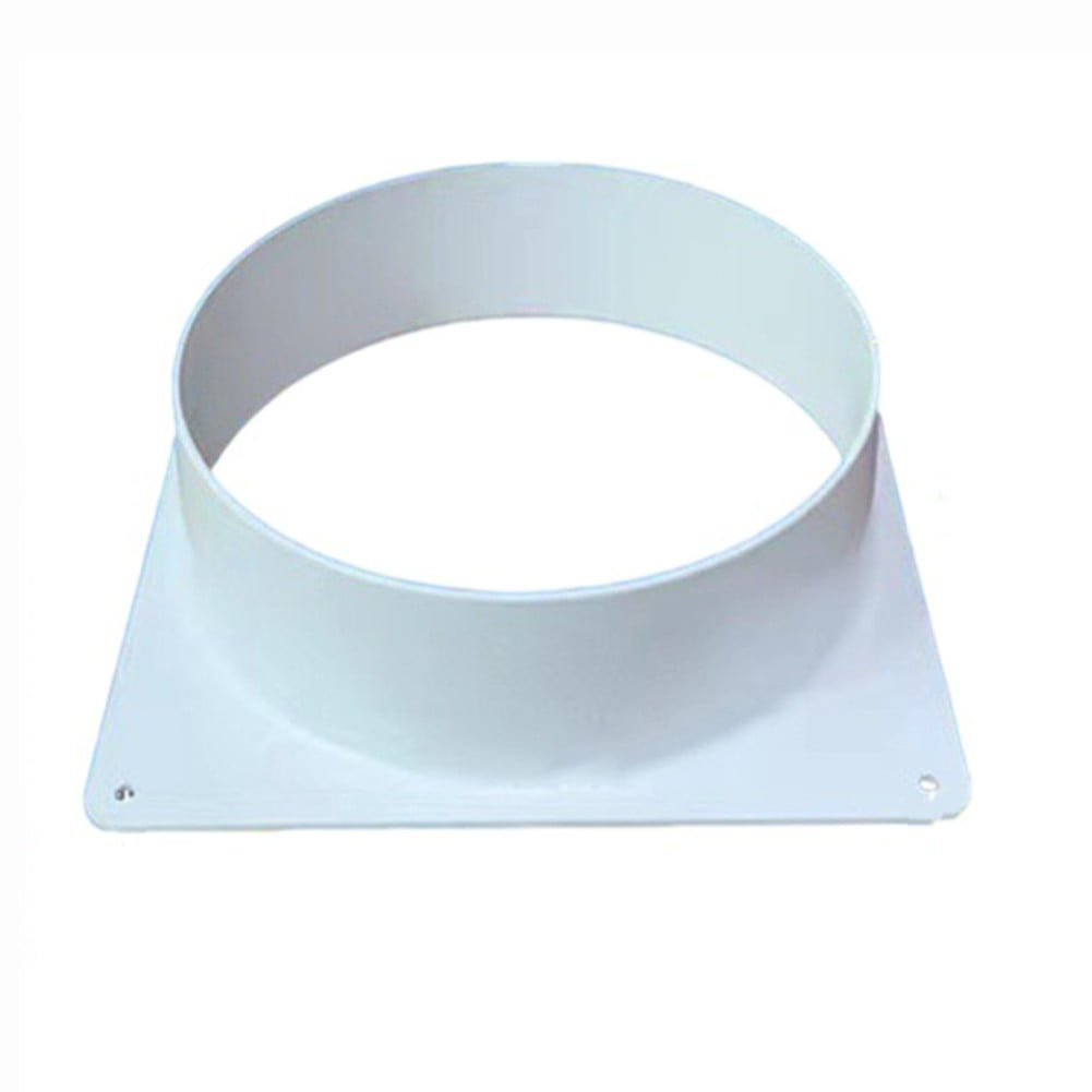 Air Vent Duct Connector Flange Straight Ventilation Pipe Plastic ...