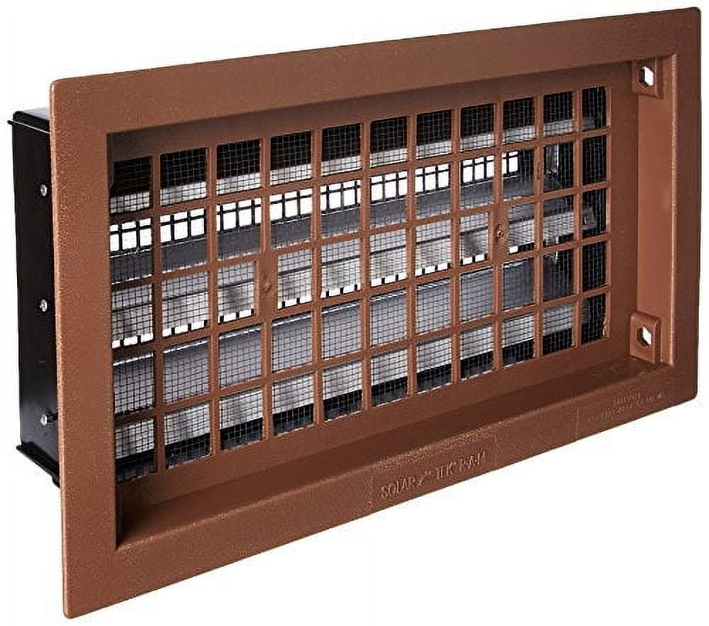 Air Vent RABR Heavy-Duty Automatic Foundation Vent, Brown, 50", 1-Qty ...