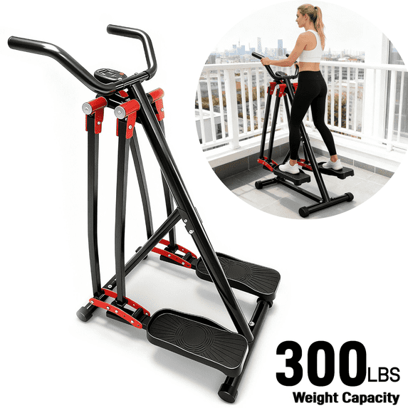 Luckynote Air Walking Elliptical Machine, Foldable Cardio Cross Trainer ...