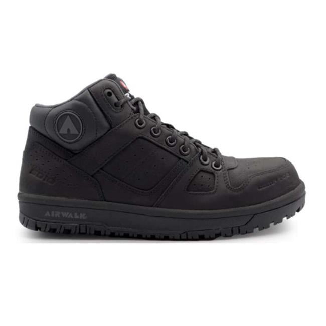AIRWALK MONGO MID SD10 - Mens Mid Top Shoe - CT|SD|SF|SR - Black ...