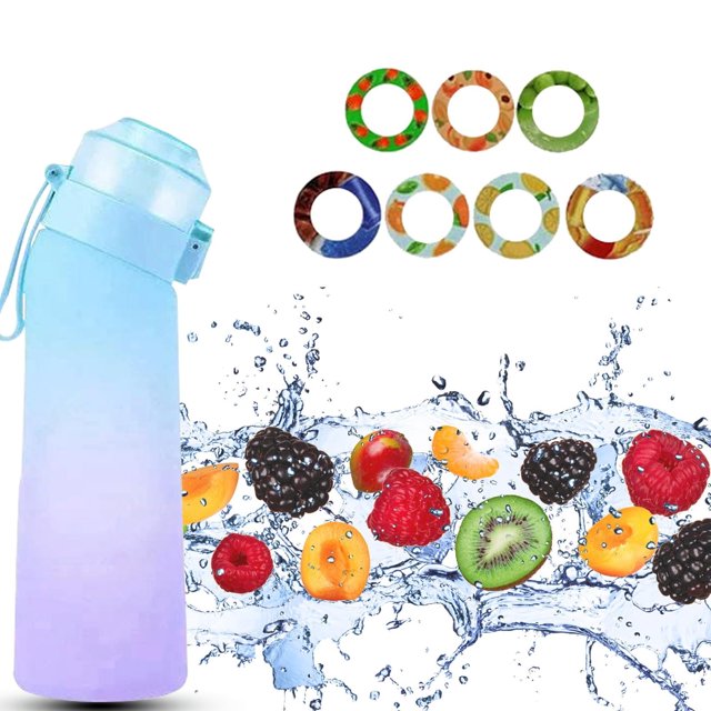 Air Water Bottle with 7 Flavor Pods | BPA-Free, Leak-Proof Sports Bottle | Scented, 0 Sugar, 0 ...