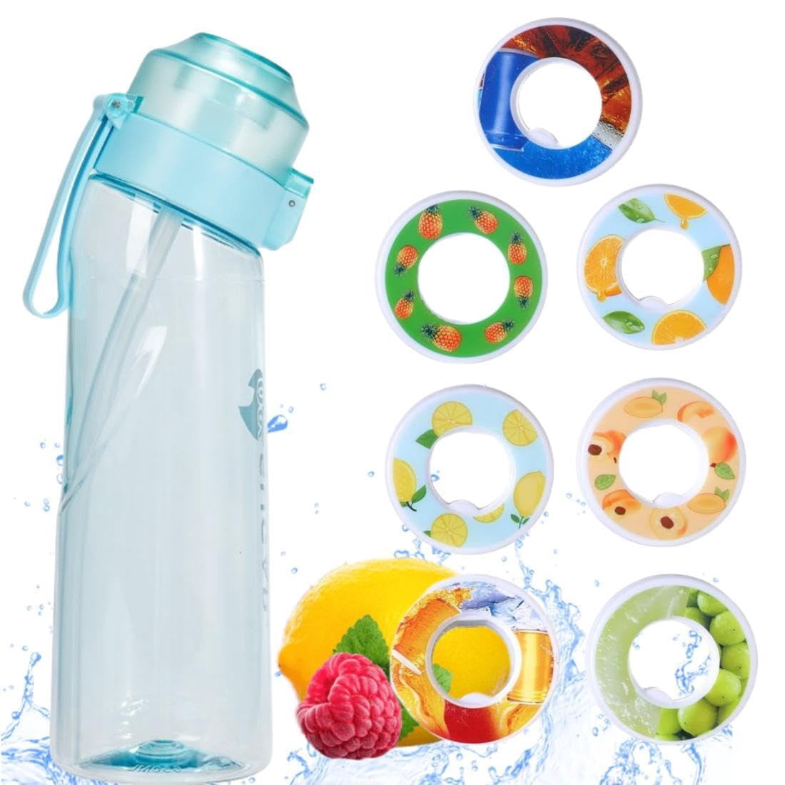 Air Water Bottle 8PCS Flavor Pods 22oz Fruit Fragrance Scented Water ...