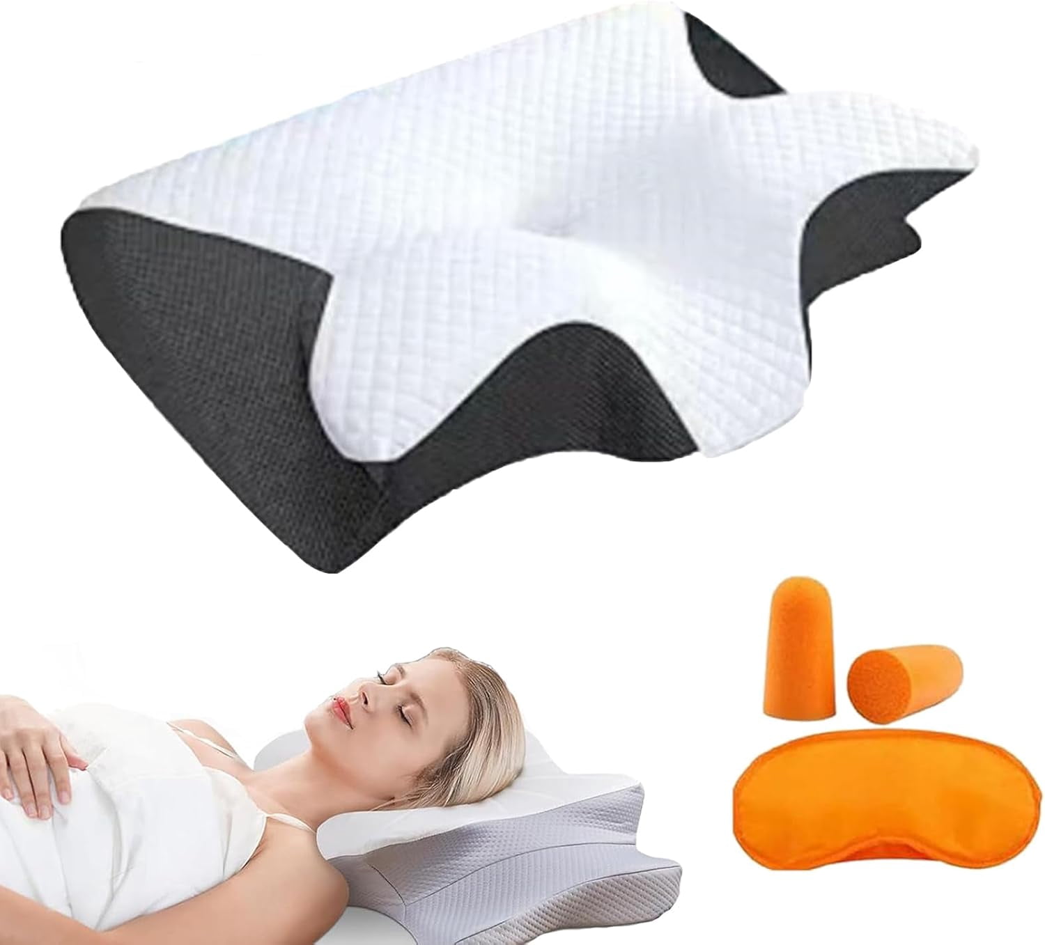 Air Way Sleep Apnea Pillow, 2025 Upgraded Air Way Cervical Pillow for ...
