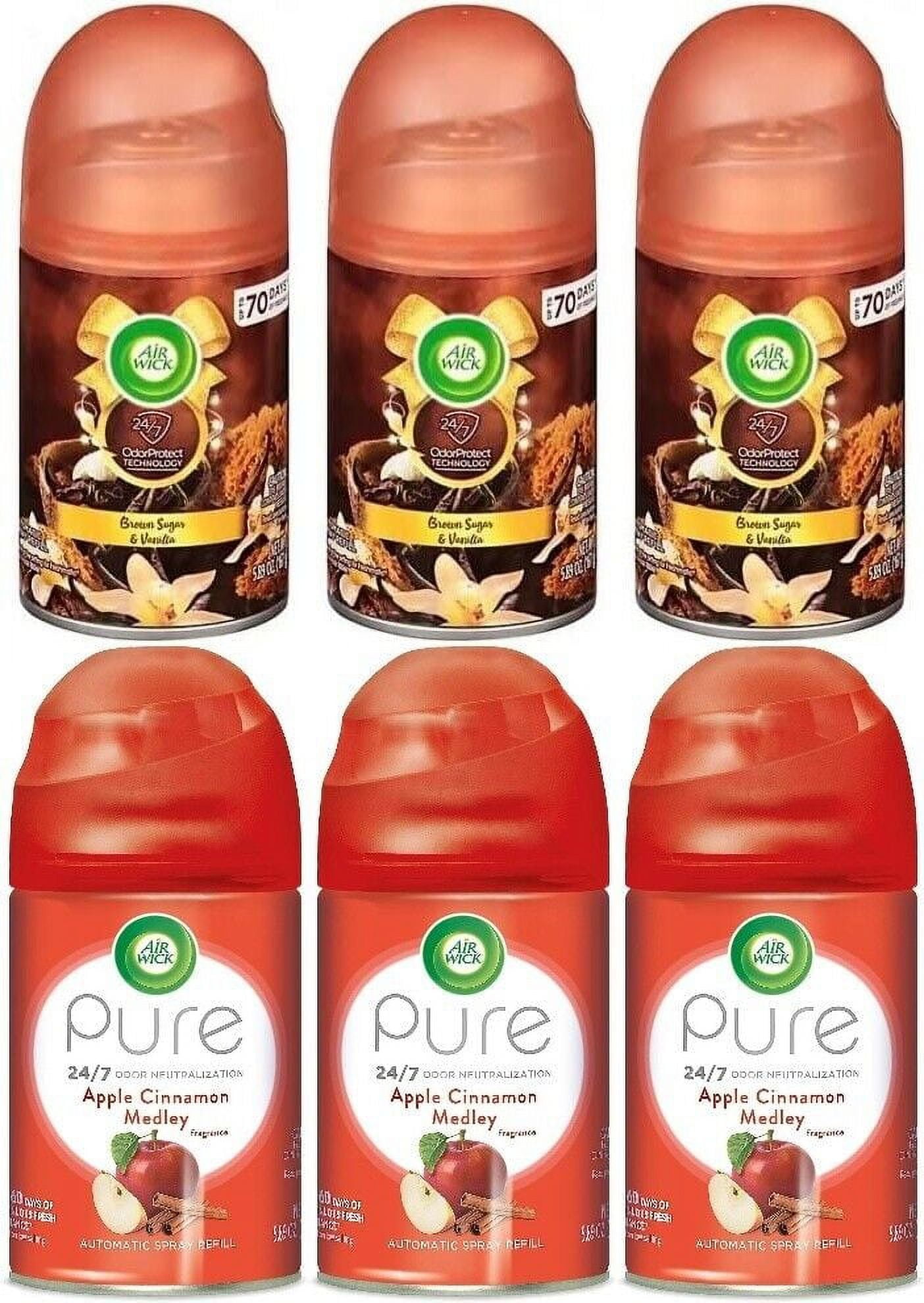 Air Wick Automatic Air Freshener Spray Refill, Brown Sugar & Vanilla ...