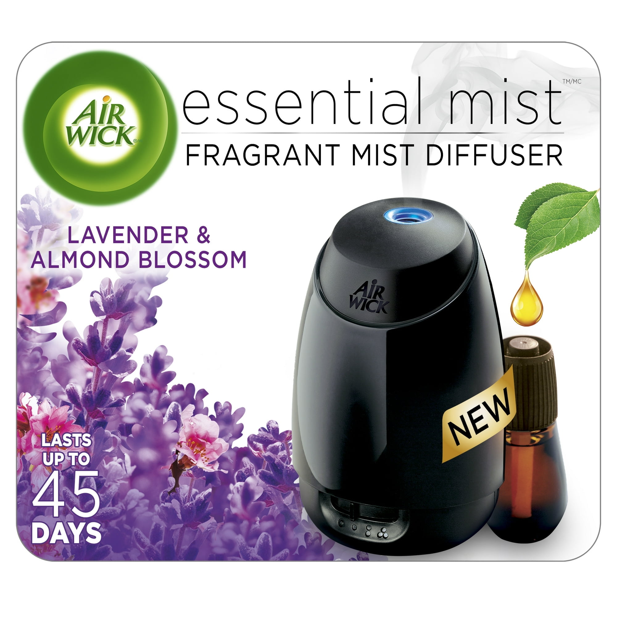 Air Wick Essential Mist, Essential Oil Diffuser, (Diffuser + 1 Refill ...