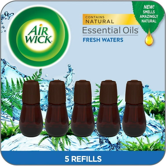 Air Wick Essential Mist Diffuser Refill, Fresh Waters, 0.67 Fl. Oz. 5 ...