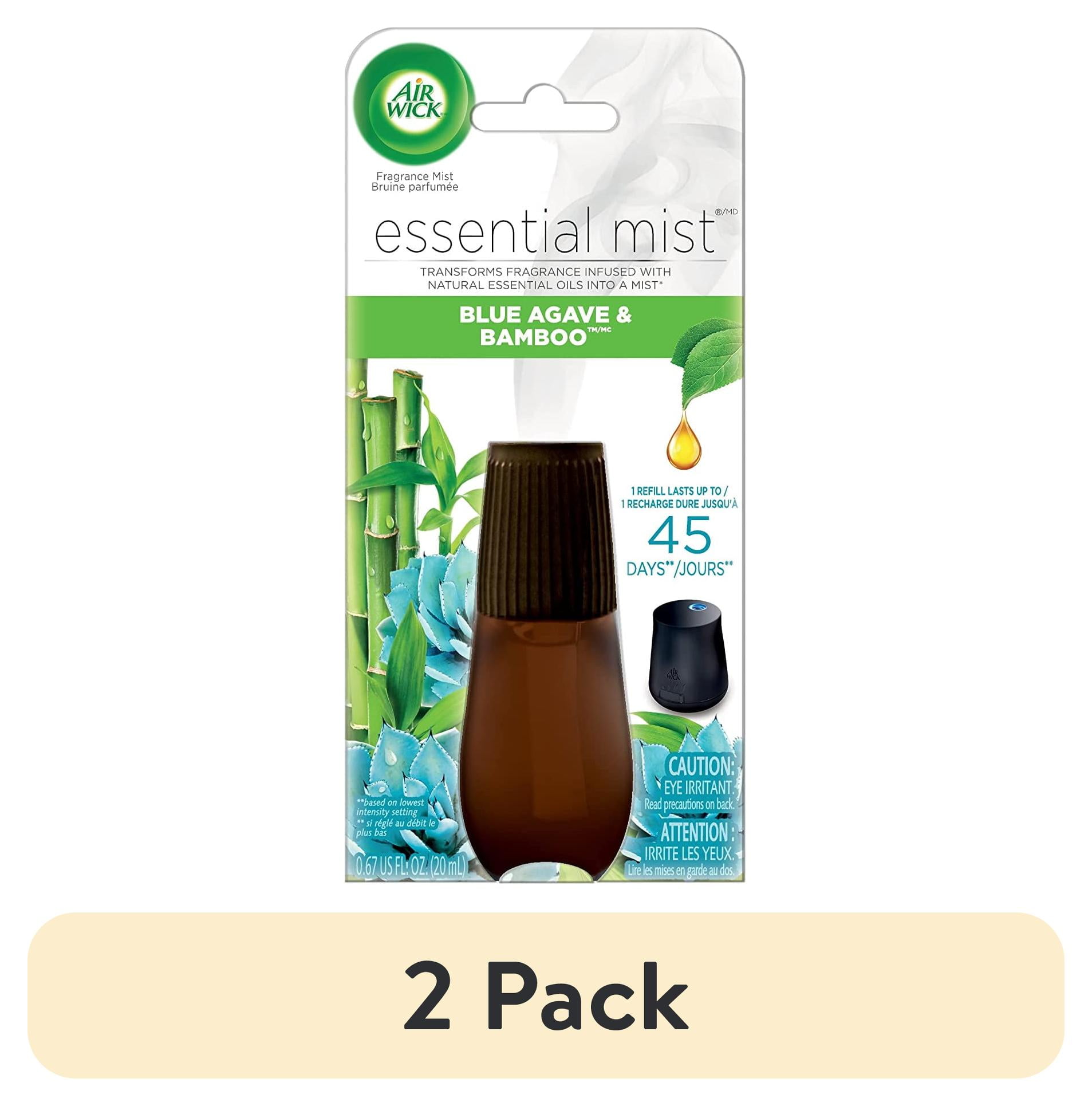 (2 pack) Air Wick Essential Mist Refill, Essential Oils Diffuser, Air ...