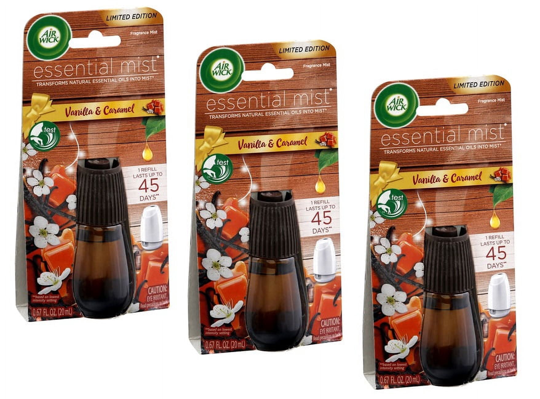 Air Wick Essential Mist Refills, Aromatherapy Essence Infused, Vanilla ...