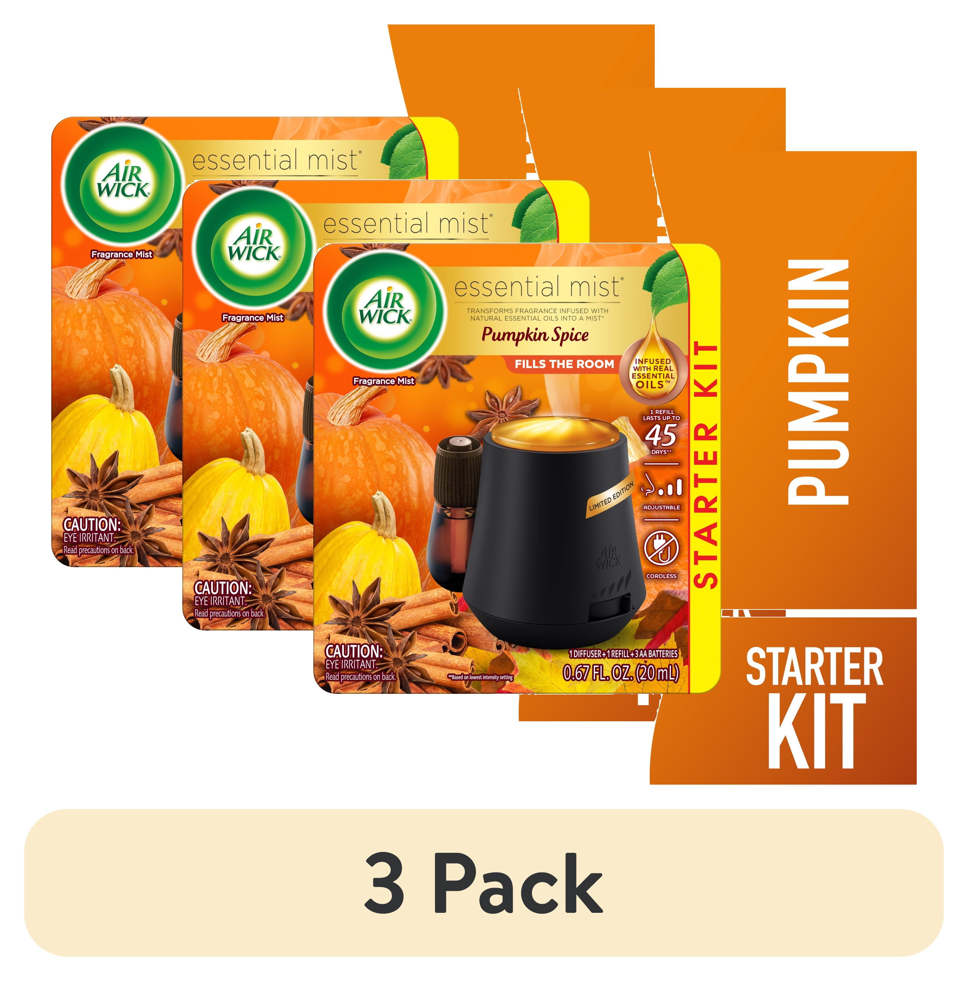 (3 pack) Air Wick Essential Mist Starter Kit (Diffuser + Refill ...