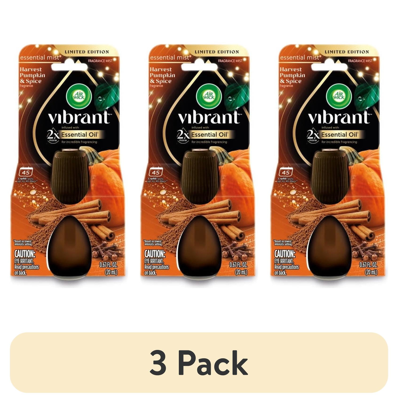 (3 pack) Air Wick Essential Mist Vibrant Single Refill, 1 Count ...