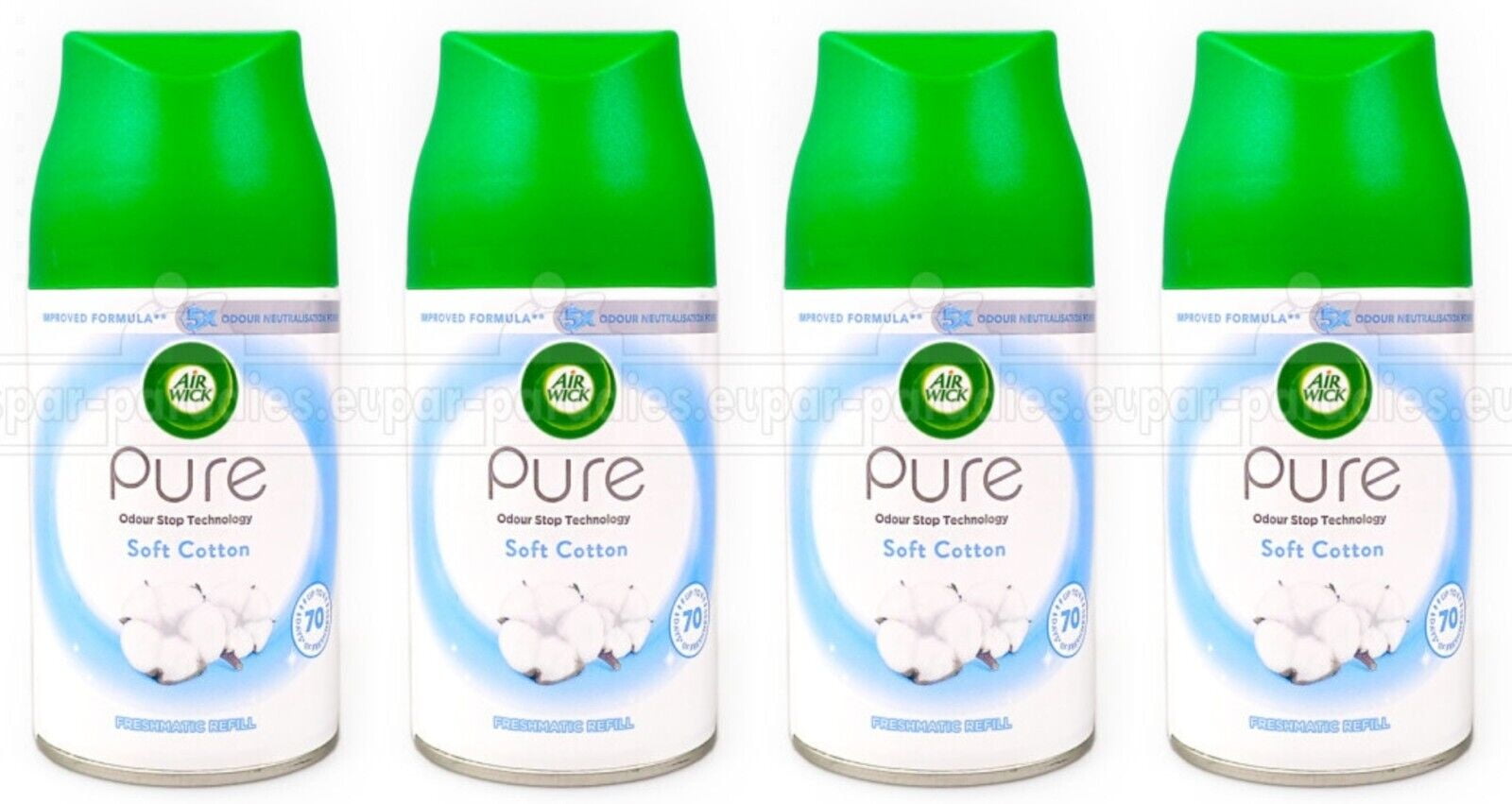 Air Wick FreshMatic Refill Fresh Soft Cotton 280 Days Of Freshness ...