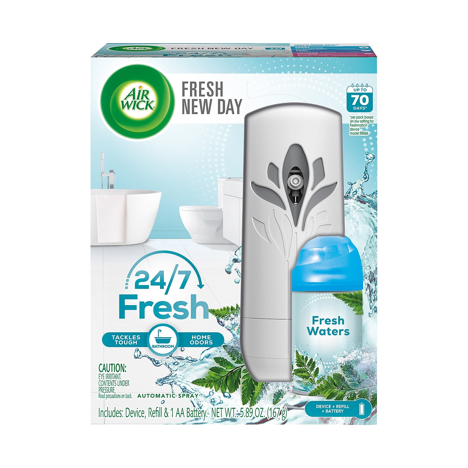 Air Wick Freshmatic Automatic Spray Air Freshener Starter Kit, Fresh ...