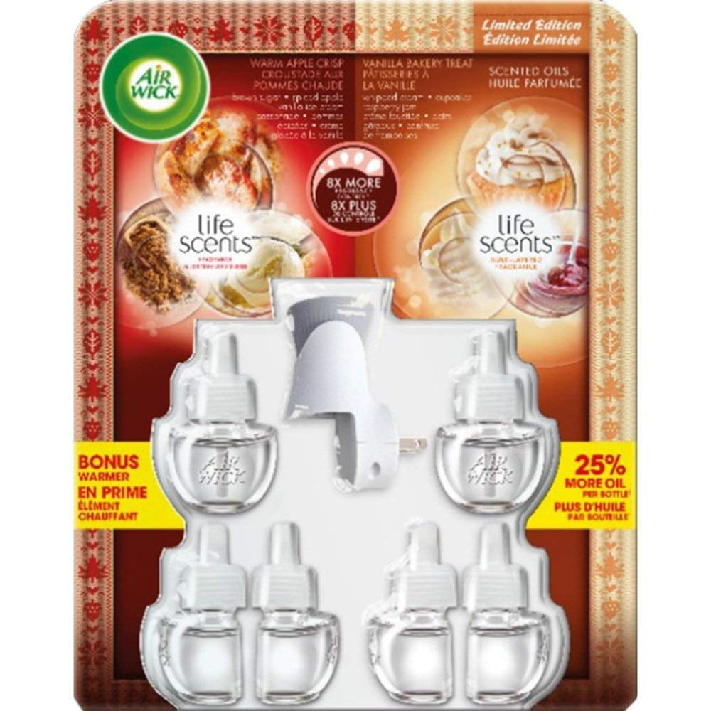Air Wick Life Scents Scented Oil Kit: 1+6 (Pieces in Kit) (Scents May ...