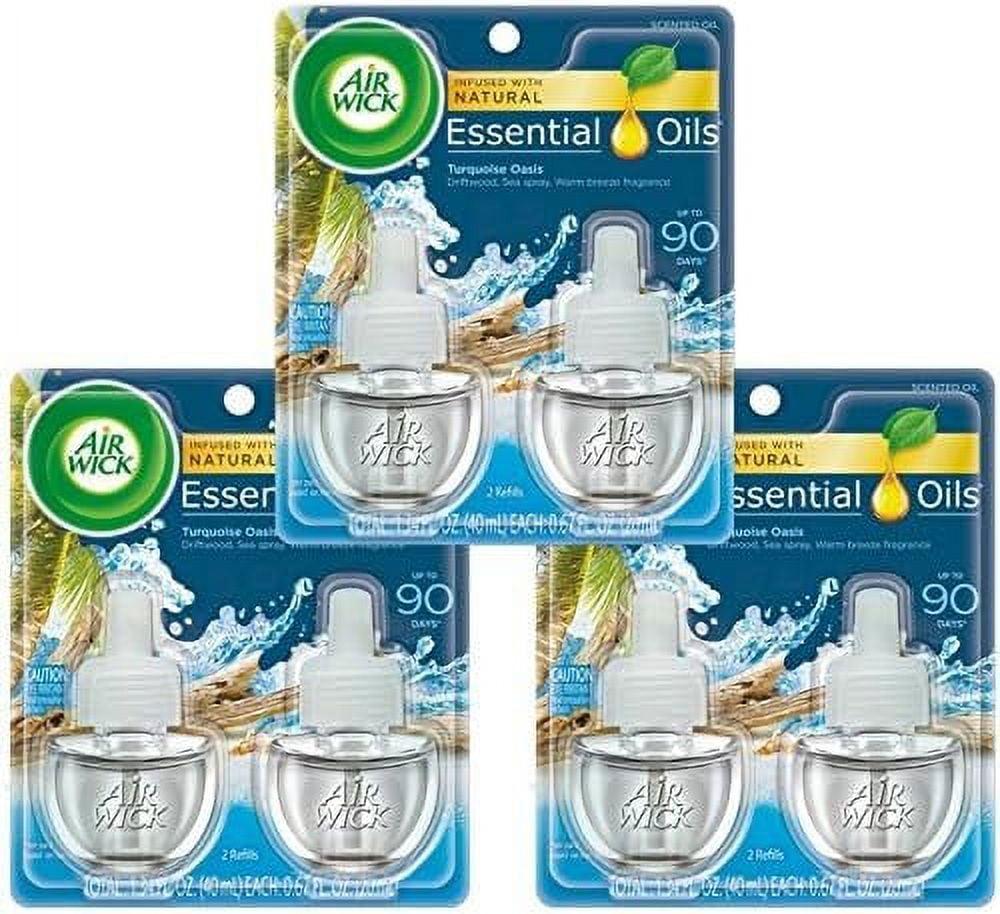 Air Wick Life Scents, Oil Plug in Air Freshener, Turquoise Oasis, 2 ct ...