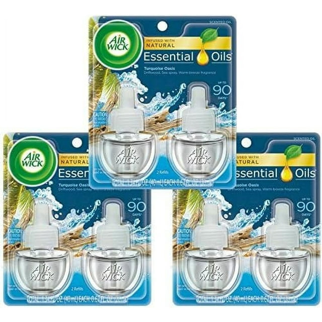 Air Wick Life Scents, Oil Plug in Air Freshener, Turquoise Oasis, 2 ct ...