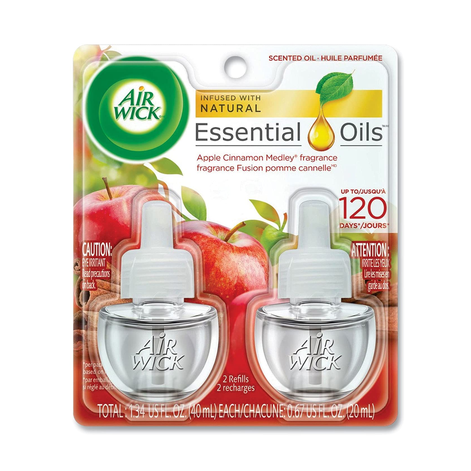 Air Wick Oil Refill Apple Cinnamon Medley 0.67 oz – 1-Pack - Walmart.com