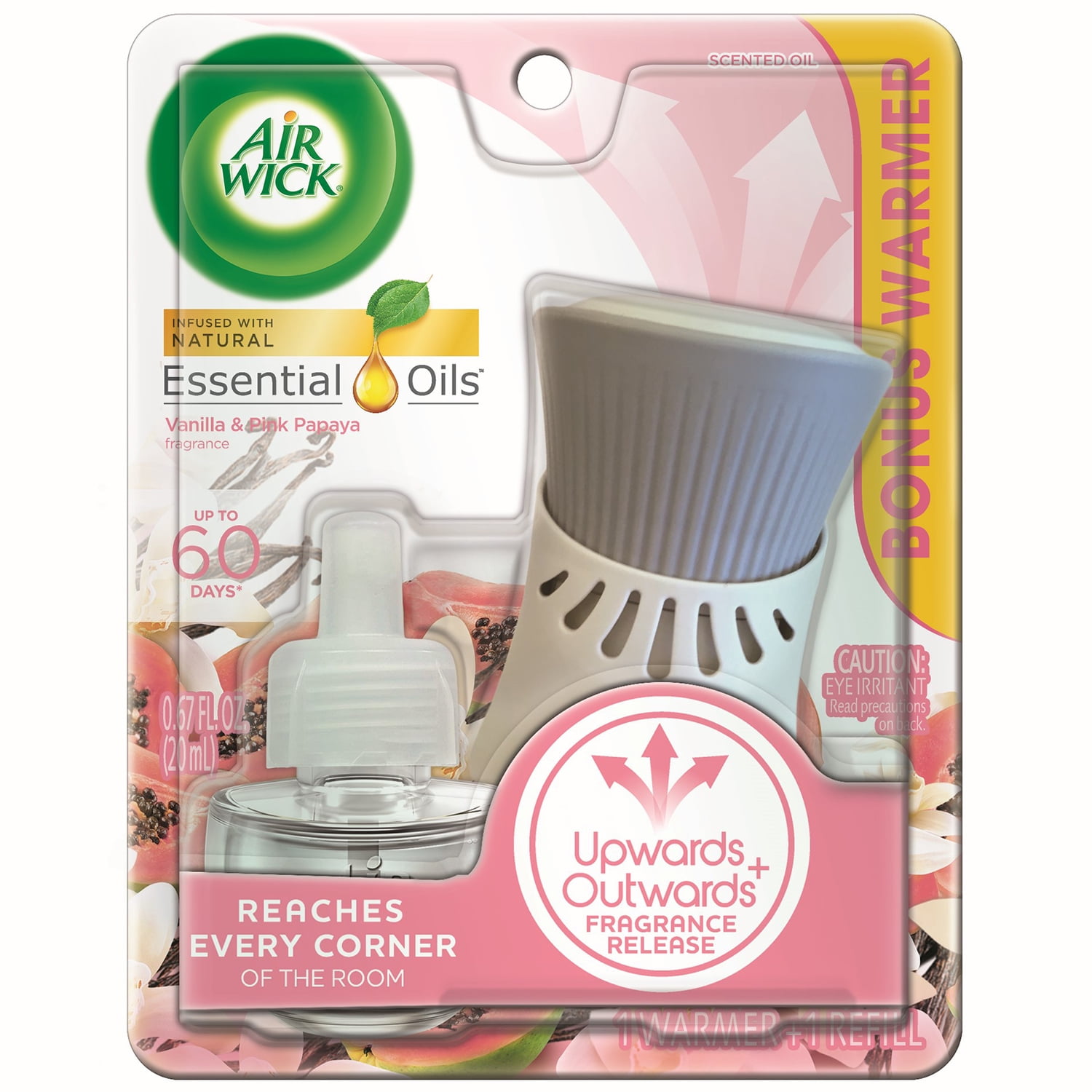Air Wick Plug In Scented Oil Starter Kit (Warmer + 1 Refill), Vanilla ...