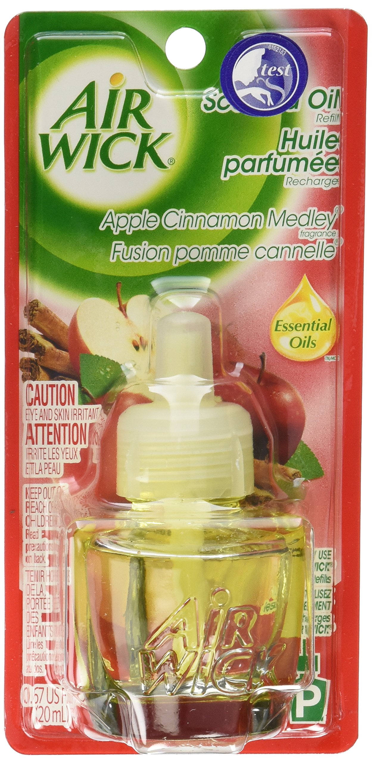 Air Wick Plug in Refill, 1 Ct, Apple Cinnamon Medley, Scented Oil, Air ...