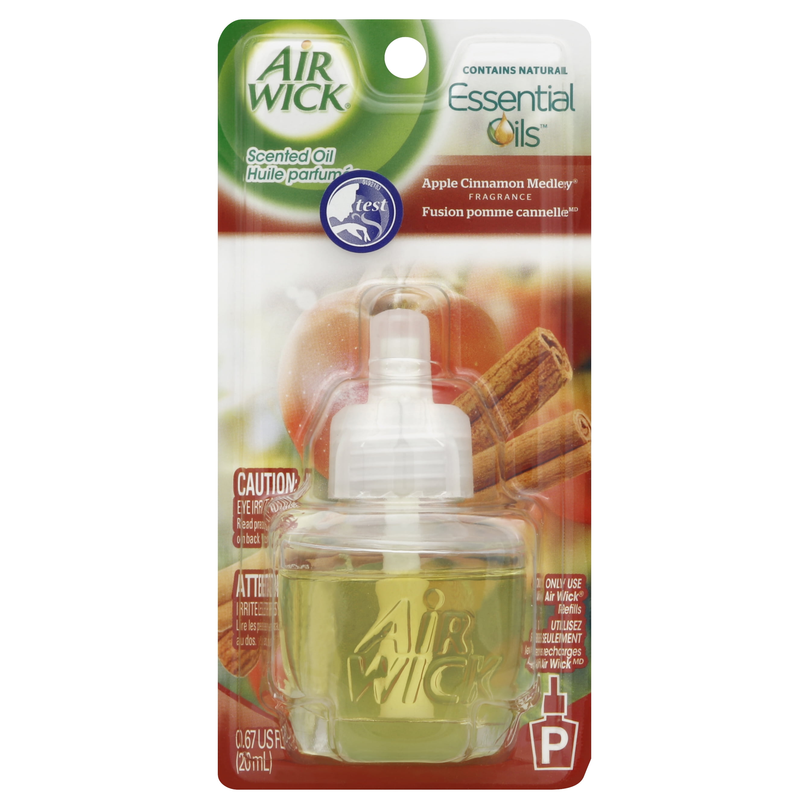 Air Wick Plug in Refill, 1 Ct, Apple Cinnamon Medley, Scented Oil, Air ...