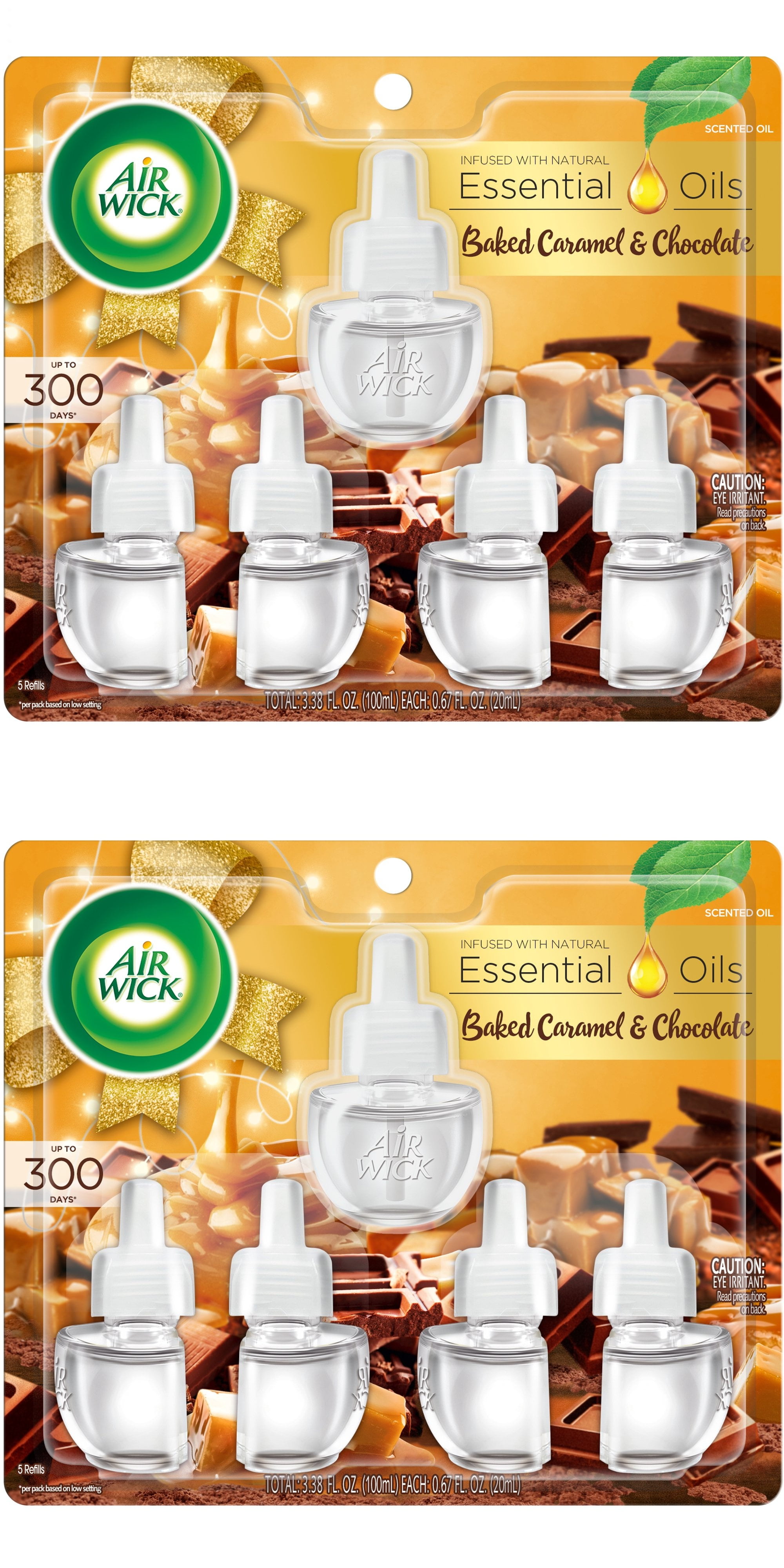 Air Wick Plug-in Scented Oil, 10 Refills, Warm Sweet Fragrance ...