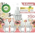 Air Wick Plug in Scented Oil Refill, 5 ct, Vanilla and Pink Papaya, Air ...