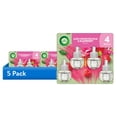 (5 pack) Air Wick Plug-in Scented Oil Refills, Honeysuckle and ...