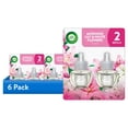 (6 pack) Air Wick Plug-in Scented Oil Refills Morning Lily and White ...