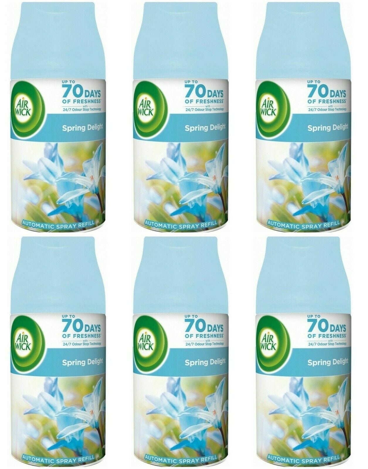 Air Wick Pure Automatic Air Freshener Spray Refill, Spring Delight, 6 ...