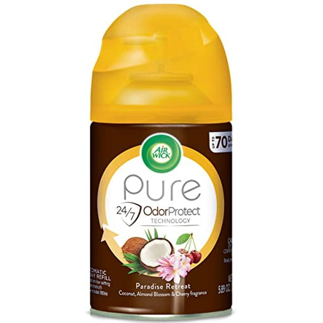 Air Wick Pure Freshmatic Refill Automatic Spray, Paradise Retreat, 5.89 ...